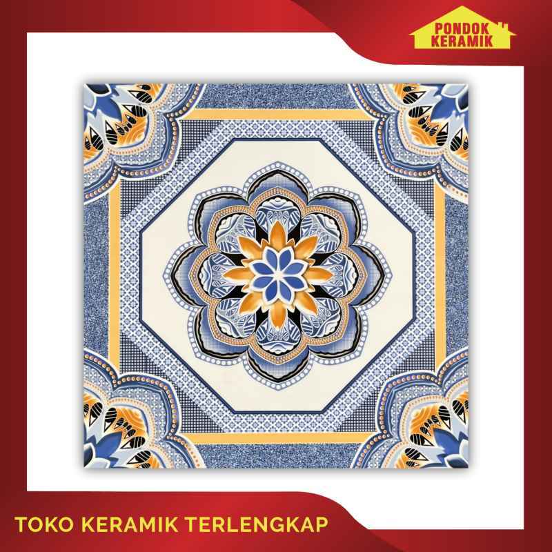 Jual Keramik Lantai Dekoratif Avignon 40x40 Gaza Blue Di Seller Pondok ...