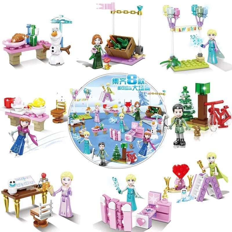 Promo Mini Figure Frozen Ice And Snow Series Sy 1372 / Brick Toys ...