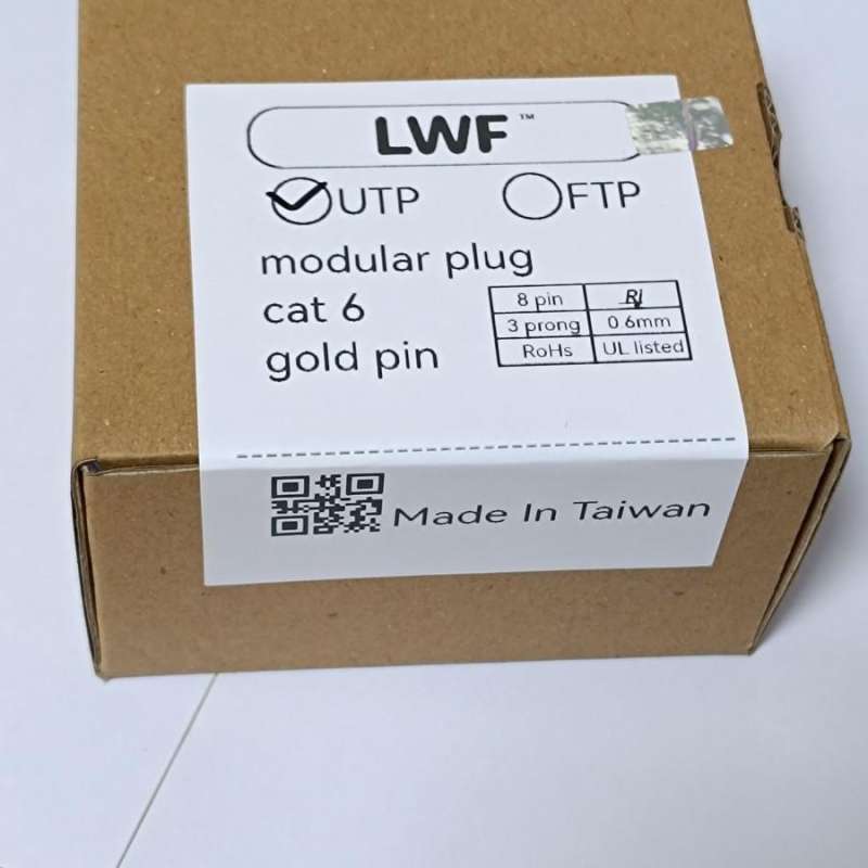 Jual Lwf Konektor Rj45 Cat6 Utp Modular Plug Di Seller Gudang Rack ...