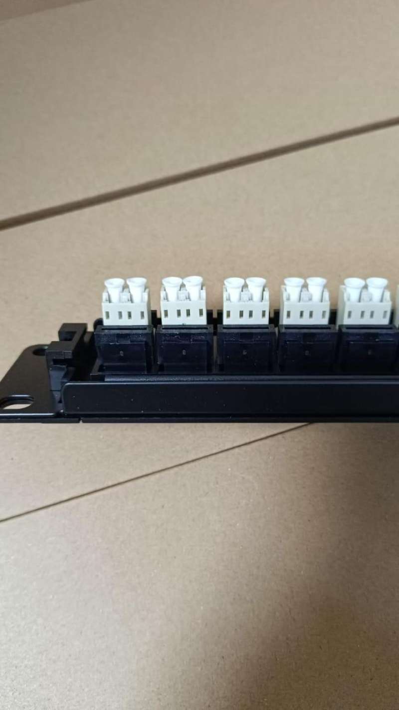 Jual Patch Panel Fiber Optik 24 Core 48 Core Lc 1 U Rack Mount - Biru ...