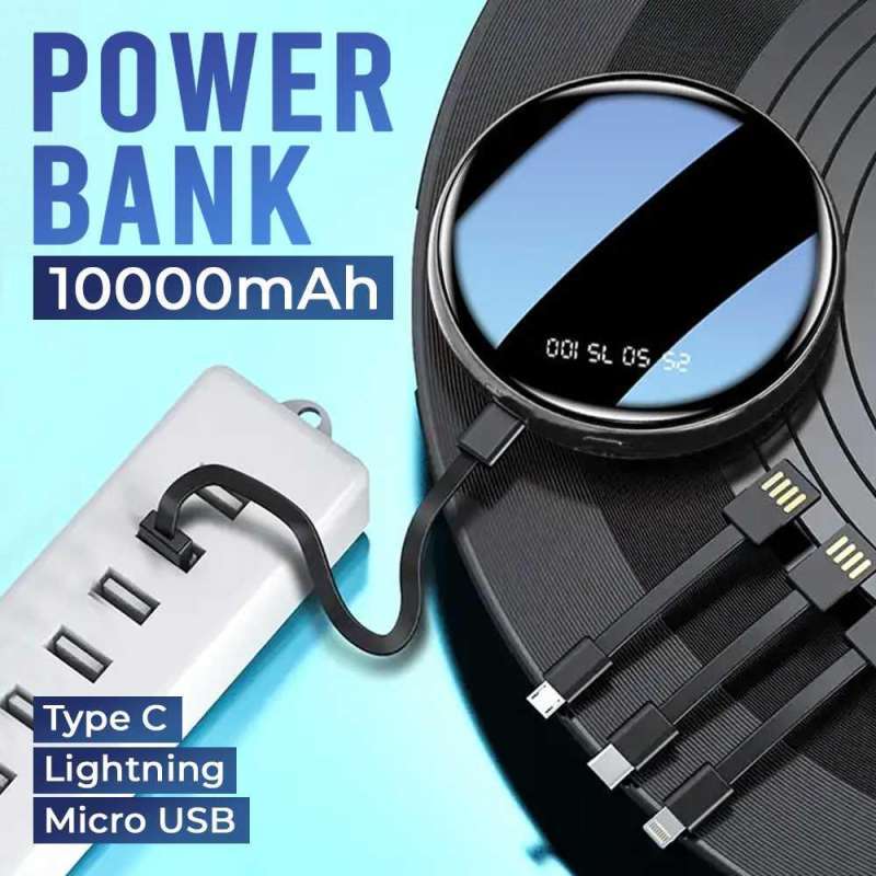 Jual Smartms Power Bank 1 Port 10000mah Kabel Micro, Type C ,dan ...