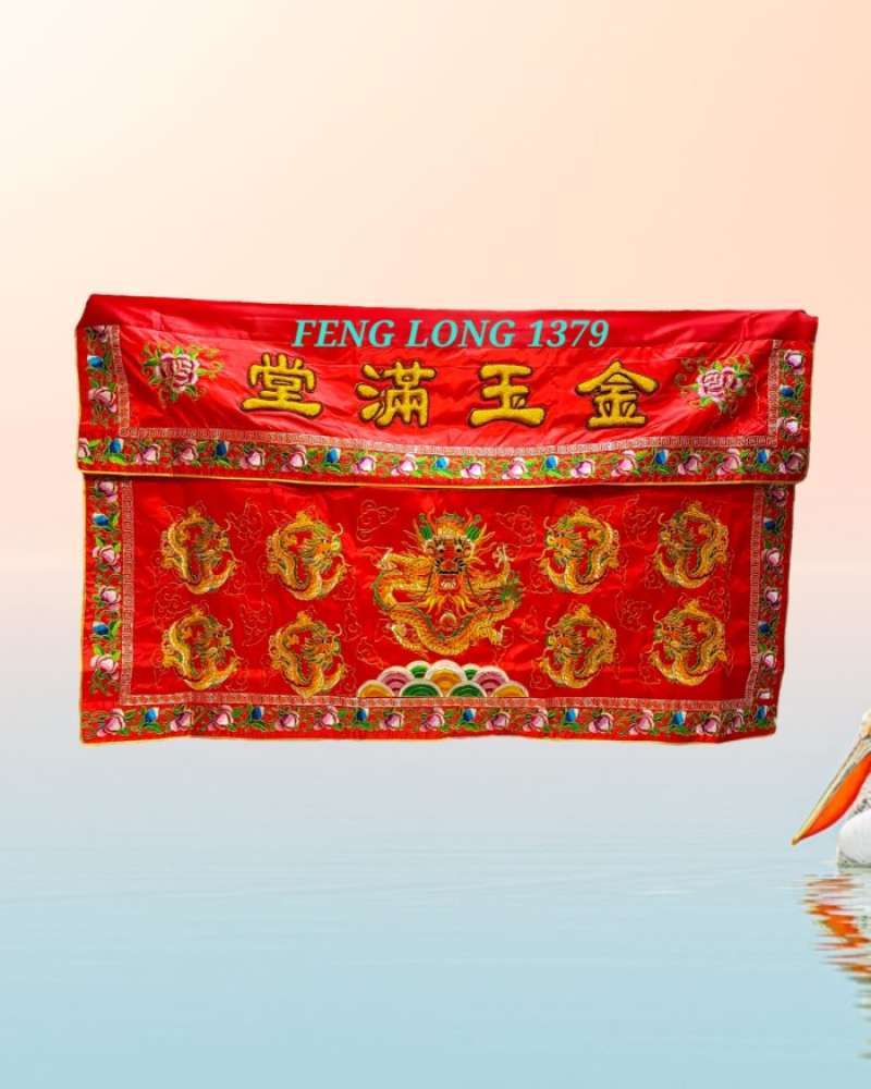 Promo Tokwie Impor Premium Jiu Long Nine Dragon 9 Naga Bordir Halus Uk ...