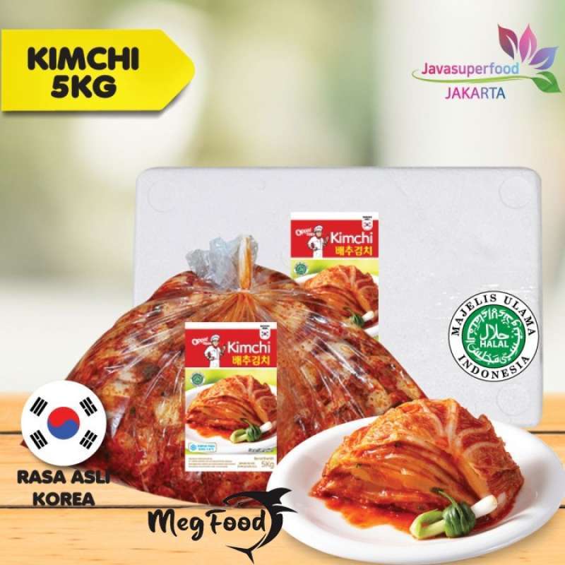 Jual Kimchi Sawi Fresh Kimchi Halal Kimchi Korea 5kg- Makanan Korea Di ...