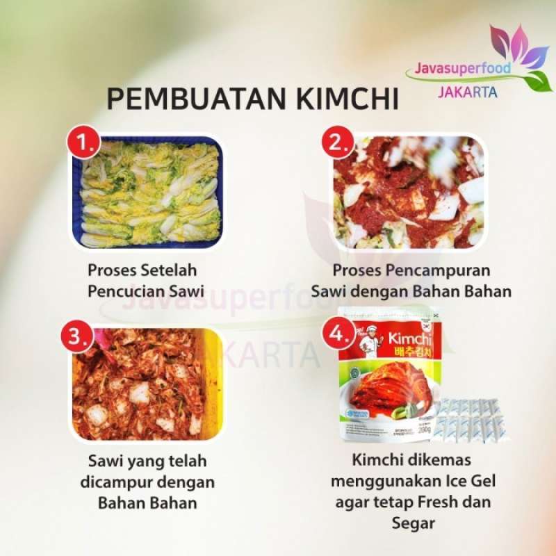 Jual Kimchi Sawi Fresh Kimchi Halal Kimchi Korea 5kg- Makanan Korea Di ...