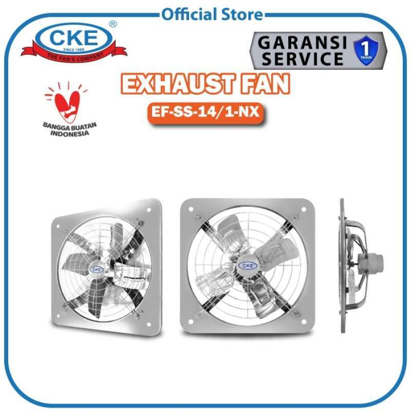 Promo Exhaust Fan Cke Stainless Ef-ss-14/1-nx 14 Inch Kipas Angin Dinding Diskon 17% Di Seller ...