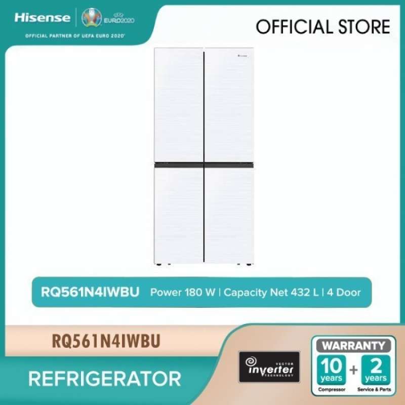 Jual Kulkas Hisense Rq 561 N4iwu Lemari Es 4 Pintu Side By Side Di ...