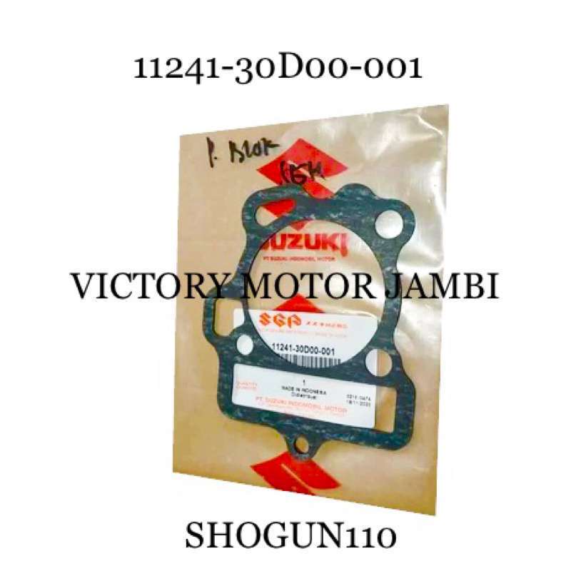 Jual Perpack Block Gasket Cylinder Shogun110 11241-30d00-000 Suzuki Sgp Di Seller Victory Motor ...