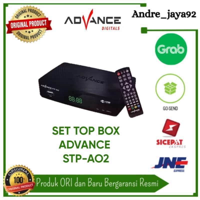 Jual Set Top Box / Receiver Tv Digital Advance Stp-a02 Di Seller Andre ...