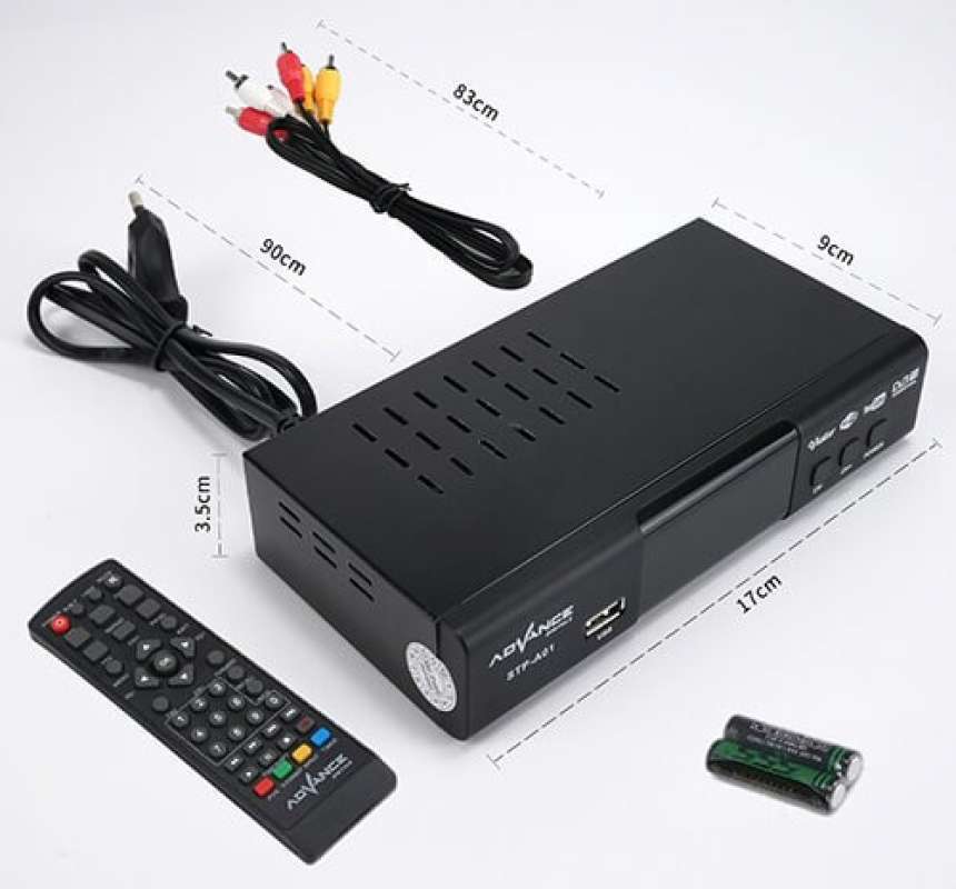 Jual Set Top Box / Receiver Tv Digital Advance Stp-a02 Di Seller Andre ...