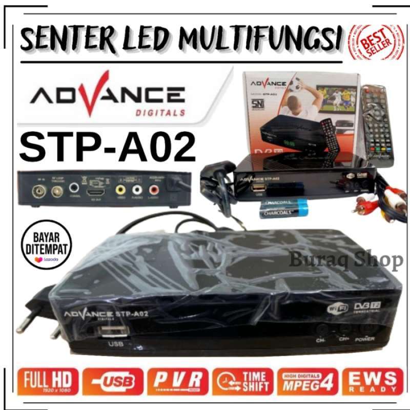 Jual Set Top Box / Receiver Tv Digital Advance Stp-a02 Di Seller Andre ...