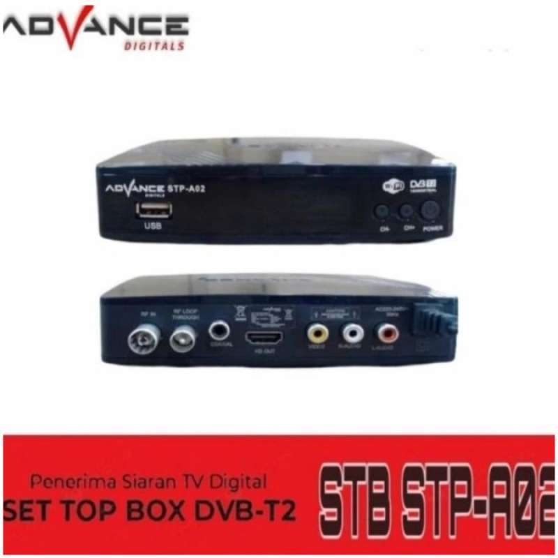 Jual Set Top Box / Receiver Tv Digital Advance Stp-a02 Di Seller Andre ...