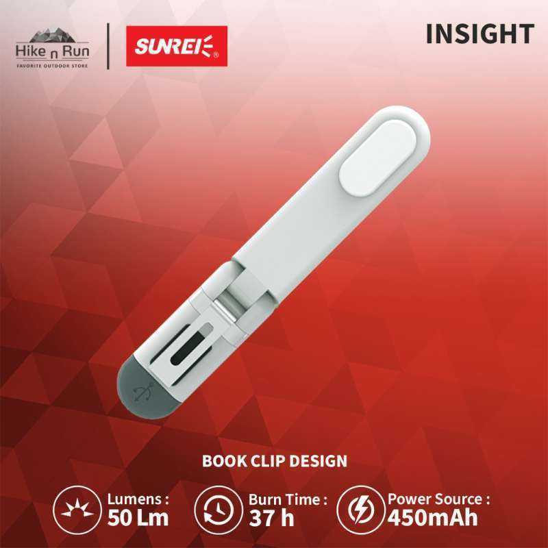 Jual Sunrei Insight Lampu Baca Rechargeable Mini Reading Lamp Di Seller ...