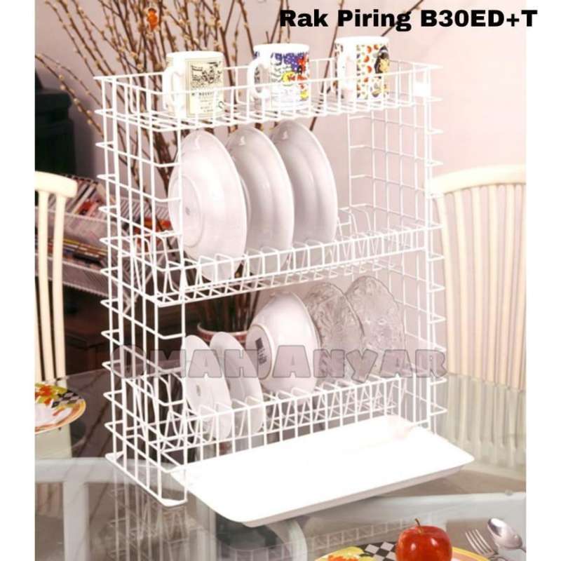 Jual Rak Piring 3 Susun Dan Tatakan Tipe B 30 Ed+t Merk Modelline - B ...