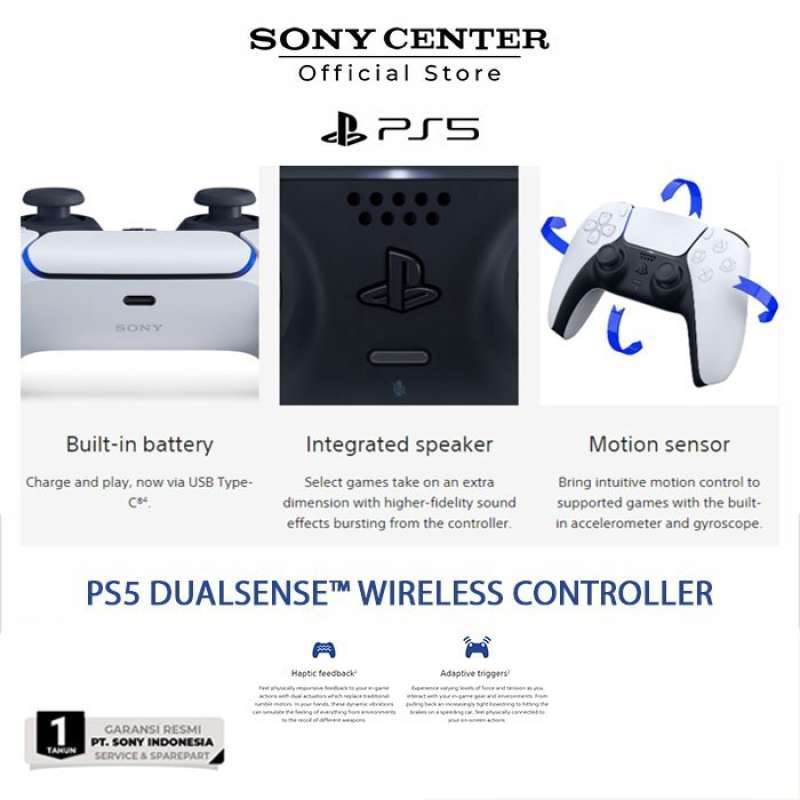 Jual Dualsense™ Wireless Controller Ps5 / Stik Wireless Ps5 / Stick Ps5 ...