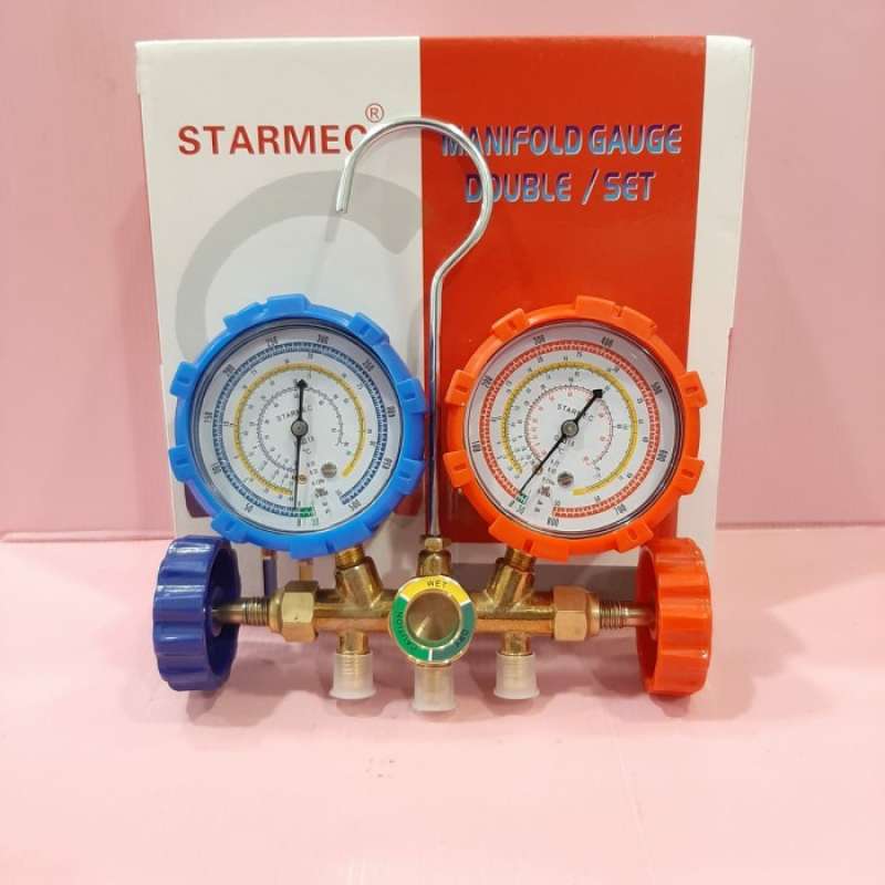 Promo Testing Manifold Ac Double Tanpa Selang Untuk Multi R410a R32 R22 ...