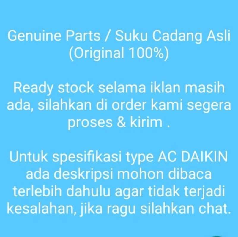 Promo Evaporator Indoor Ac Daikin P/n 4011048 Type Model Ft15 Ft20 ...
