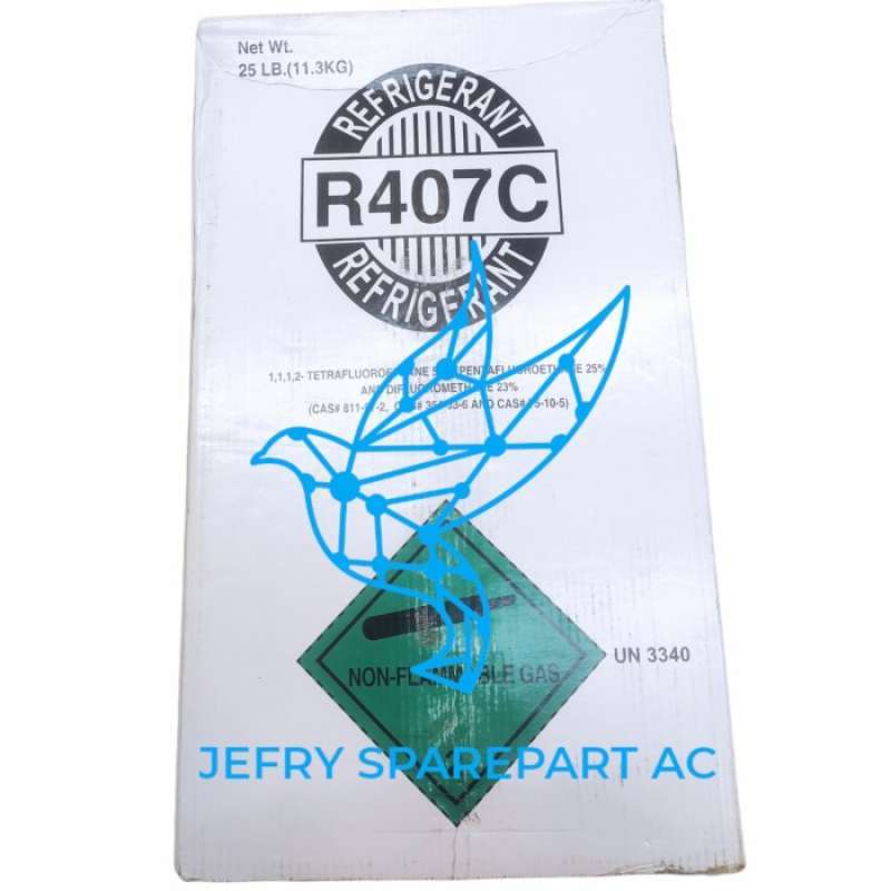 Promo Freon R407c Refrigerant Freon Pendingin Ac R407 11.3kg Can Diskon ...