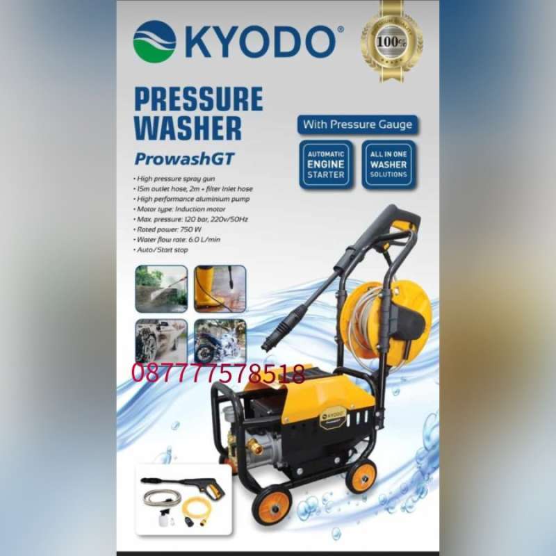 Promo Mesin Steam Pressure Washer Kyodo Prowashgt 120bar # Kyodo Prowash Gt Terbaik Diskon 5% Di ...