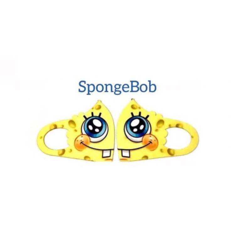 Promo Masker Anak Scuba Karakter Kartun Hero Lucu Sponge Bob Hello ...