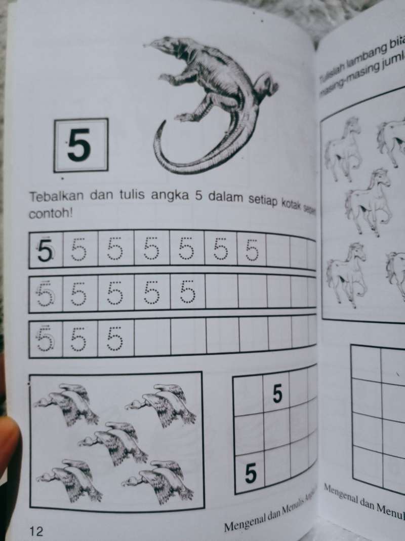 Promo Buku Mengenal Dan Menulis Angka 1a Dan 1b / Sdo Hvs Polos - 1b ...