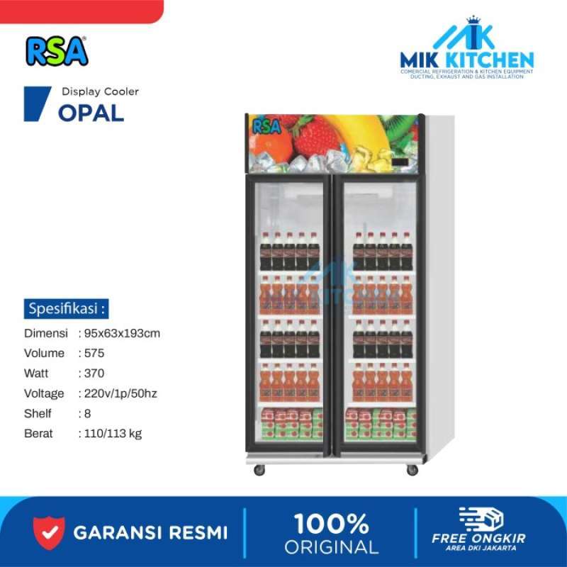 Promo Rsa Showcase 2 Pintu / Opal / Display Cooler Diskon 1% Di Seller ...