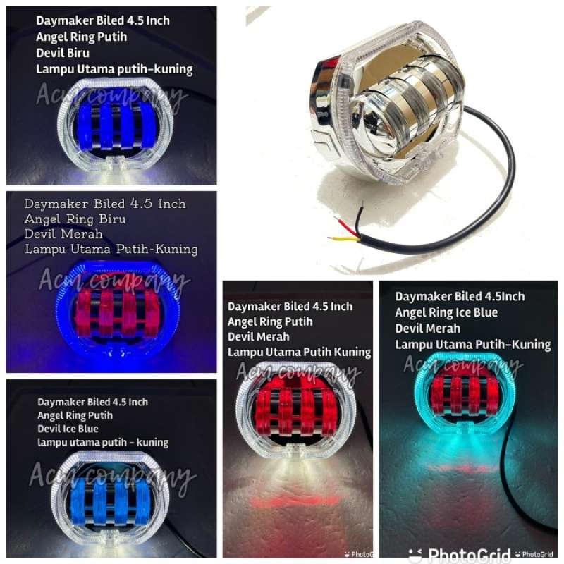 Promo Lampu Utama Daymaker Biled Billed 4lensa 8d 4.5inch 40watt ...