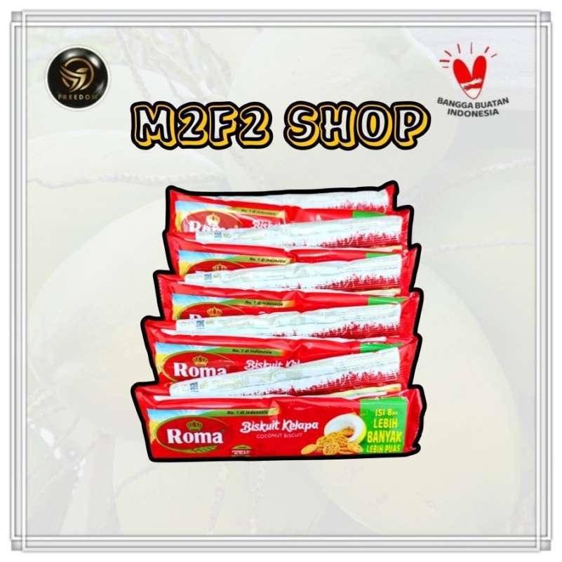 Promo Roma Biskuit Kelapa | Coconut Biscuit Sachet - 36 Gr (kemasan 1 ...