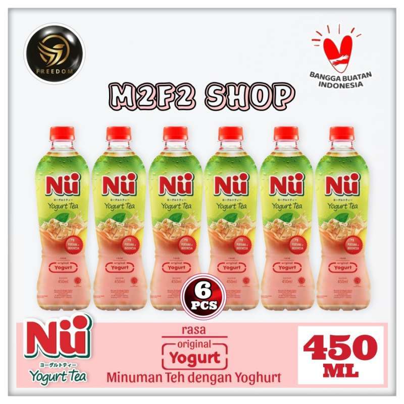 Promo Nu Green Yoghurt Tea | Teh Hijau Original Yogurt Botol Pet - 450 ...