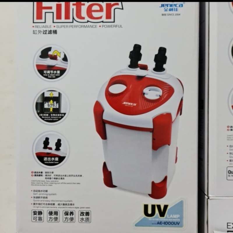 Jual Aquarium External Filter Canister Jeneca Ae 1000 + Uv Di Seller Ft ...