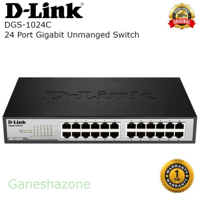 Promo Dgs-1024c 24-port Gigabit Unmanaged Switch Diskon 23% Di Seller ...