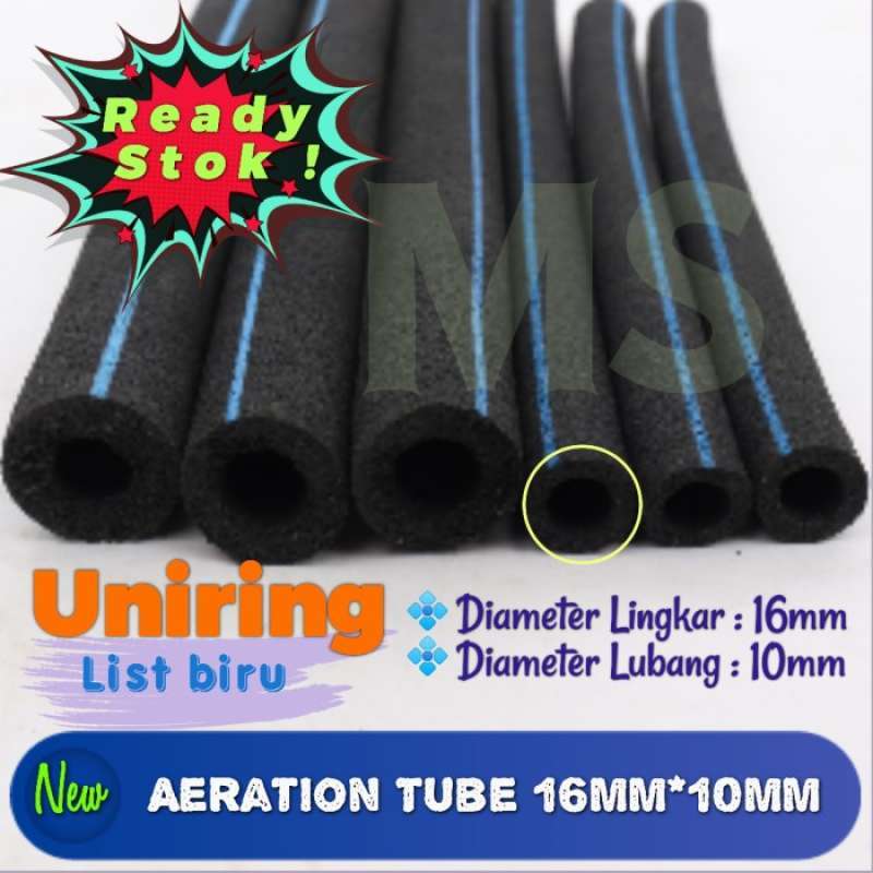Promo 200 Meter Aeration Tube Selang Aerasi Uniring 1 Roll Ukuran 16*10 ...
