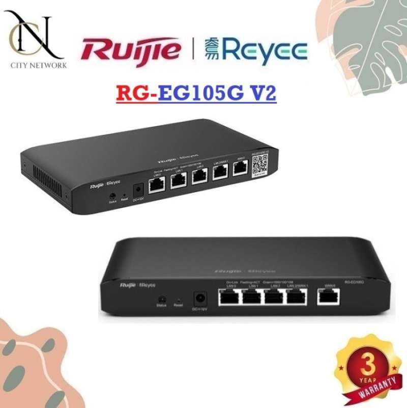 Promo Ruijie Reyee Rg-eg105g Eg105g Series Cloud Managed Router Diskon ...