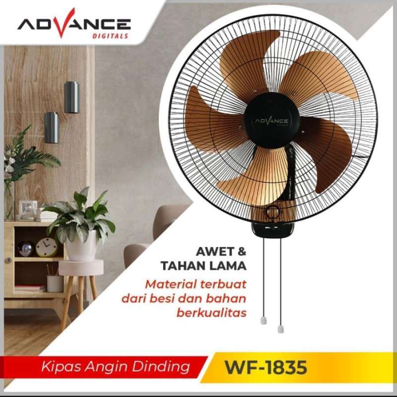 Jual Advance Wf-1835 Kipas Angin Dinding Wall Fan Besi Ukuran Besar 18 ...