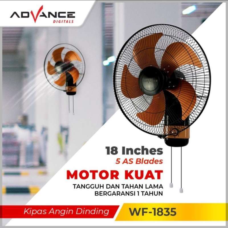 Jual Advance Wf 1835 Kipas Angin Dinding Wall Fan Besi Ukuran Besar 18 Inch Di Seller Ud Mahkota