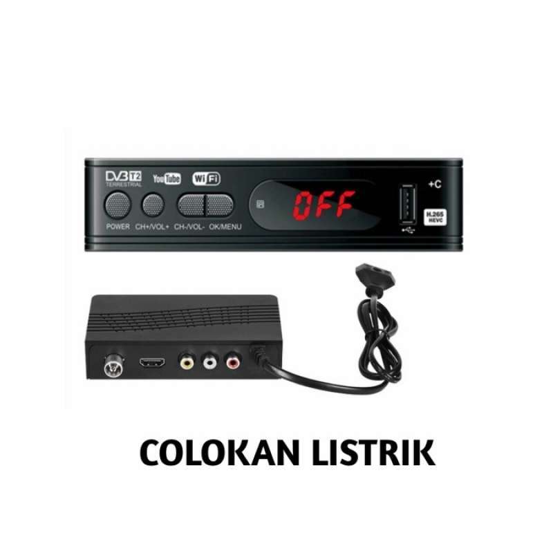 Promo Receiver Tv Digital Set Top Box Dvb-t2 Terrestrial Full Hd 1080p ...