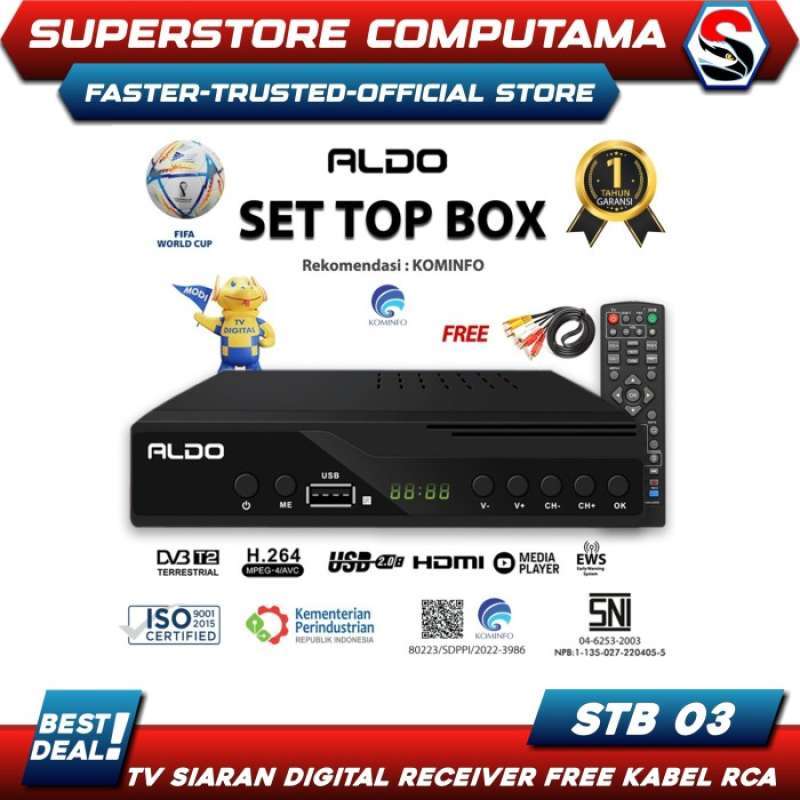 Promo Set Top Box Aldo Tv Digital Receiver Full Hd Stb Rekomendasi ...