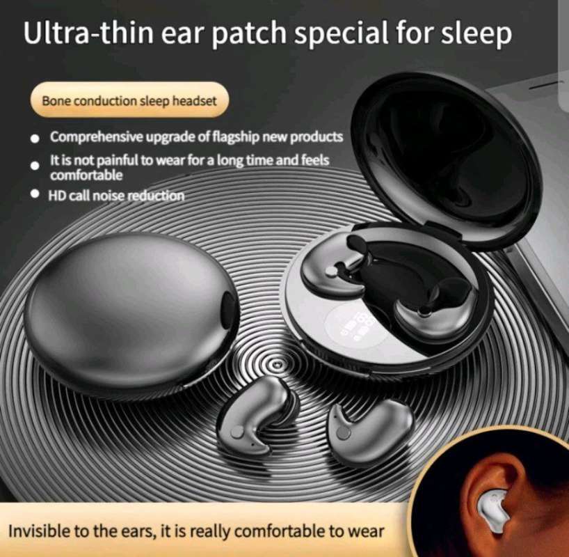 Jual Invisible Sleep Earbuds Ear Bud Tidur Tak Terlihat Earphone Sleep ...