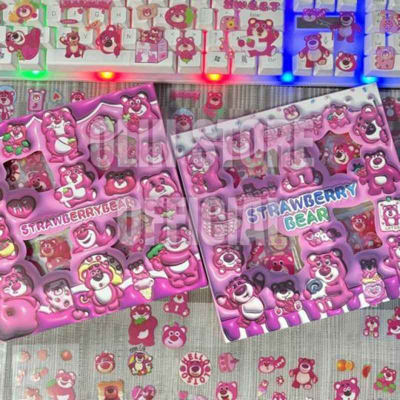Promo Sticker Lucu Lotso Sanrio Stiker Viral Label Hp Buku Botol ...