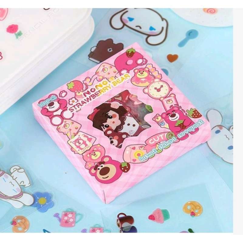 Promo Sticker Lucu Lotso Sanrio Stiker Viral Label Hp Buku Botol ...
