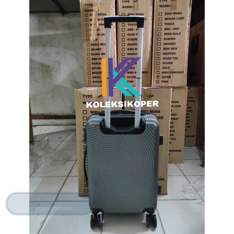 Promo Tas Koper Polo Fiber Expanding Ukuran Kabin 20 Inch Roda Putar ...