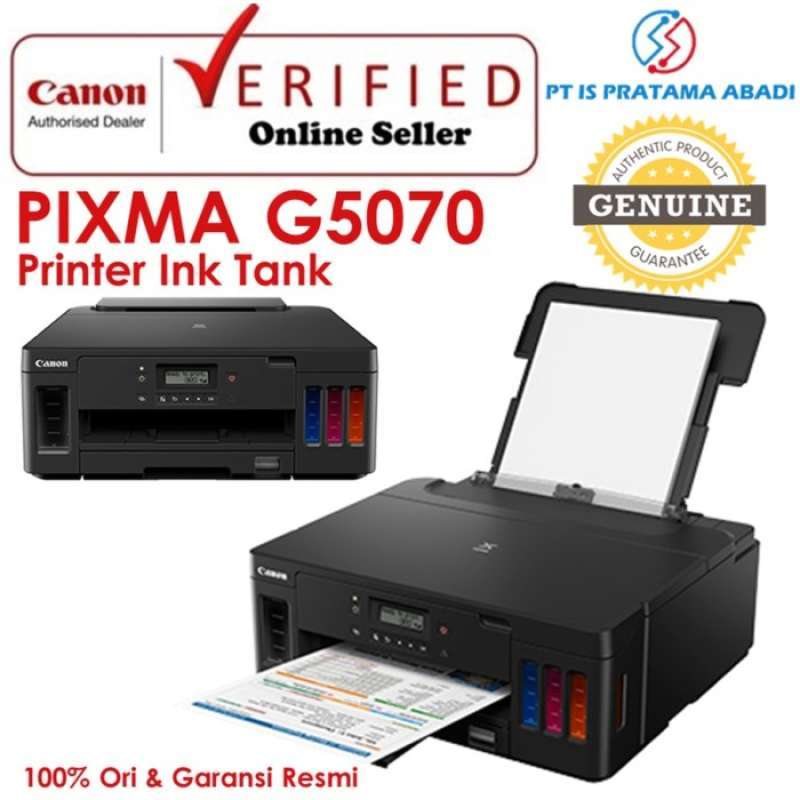 Promo Printer Canon Pixma G5070 Garansi Resmi 1 Tahun Diskon 9% Di ...