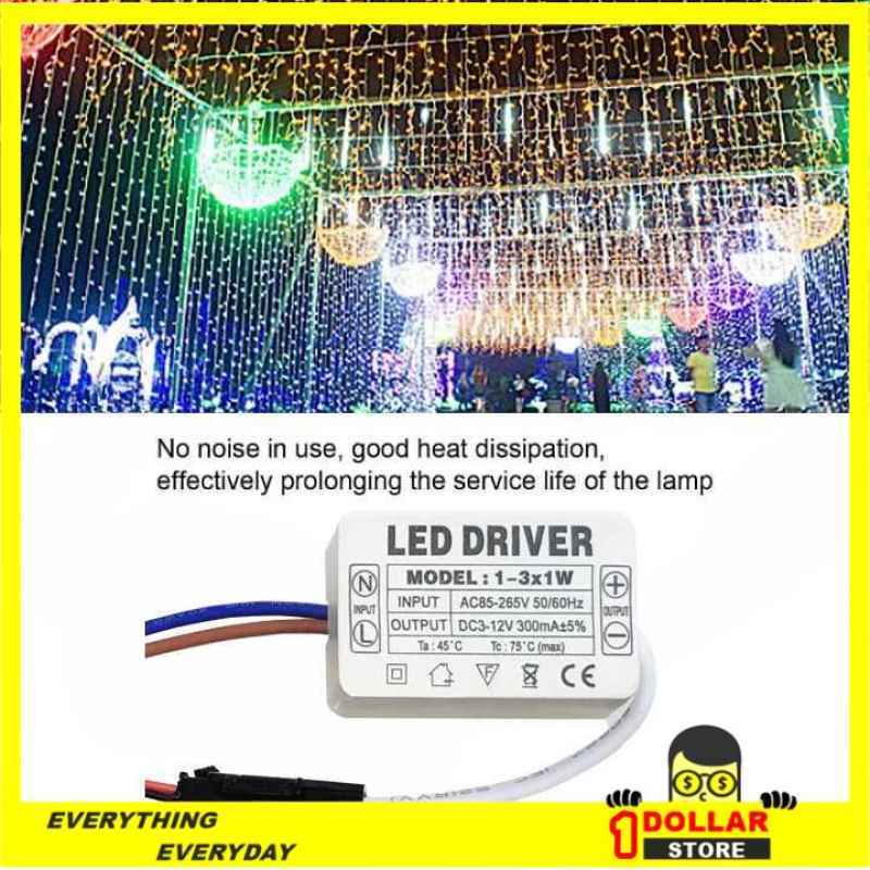 Jual $1 Led Driver Wide Voltage And Protection Power Supply 85 [putih ...