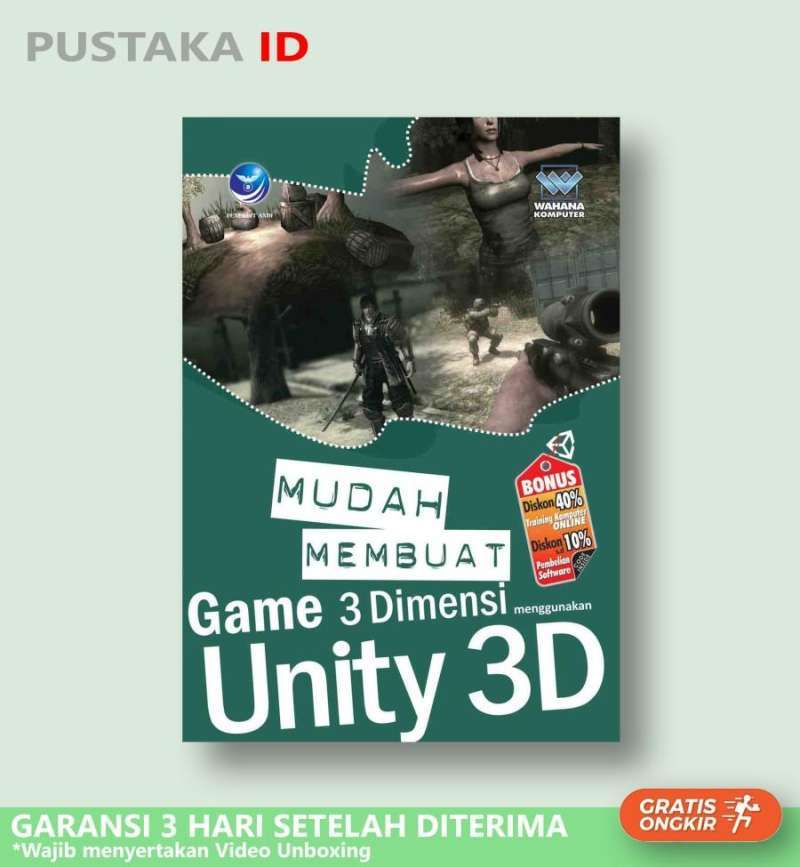 Jual Buku Mudah Membuat Game 3 Dimensi Menggunakan Unity 3d Di Seller Buku Id - Karang Tengah ...