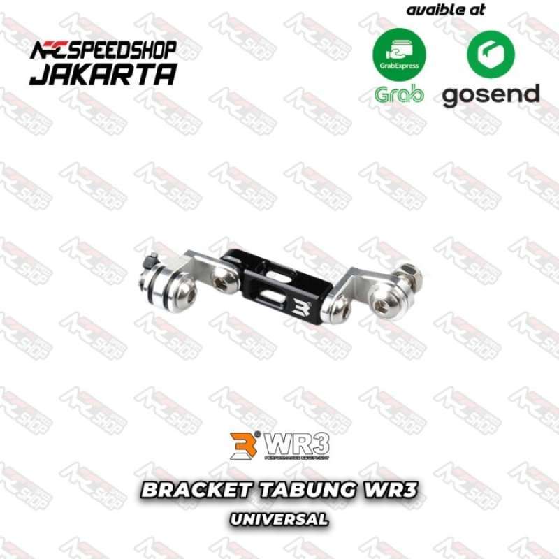 Promo Breket Bracket Braket Tabung Wr3 Universal Terbaik - Black Silver ...