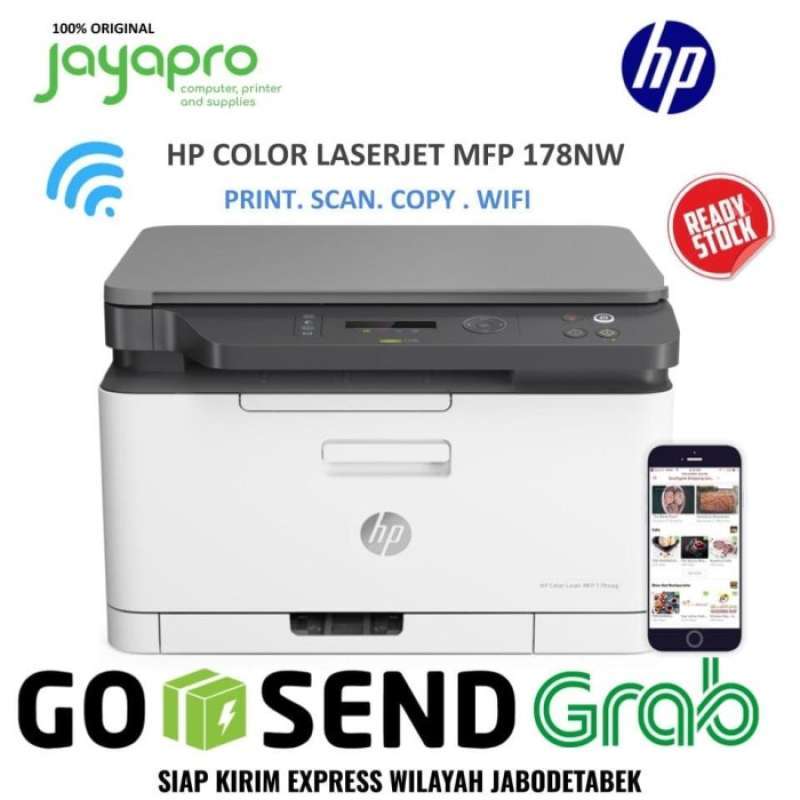 Promo Printer Hp Laser 178 Nw Hp Laser Color Mfp 178nw Diskon 9% Di Seller Safka Store ...