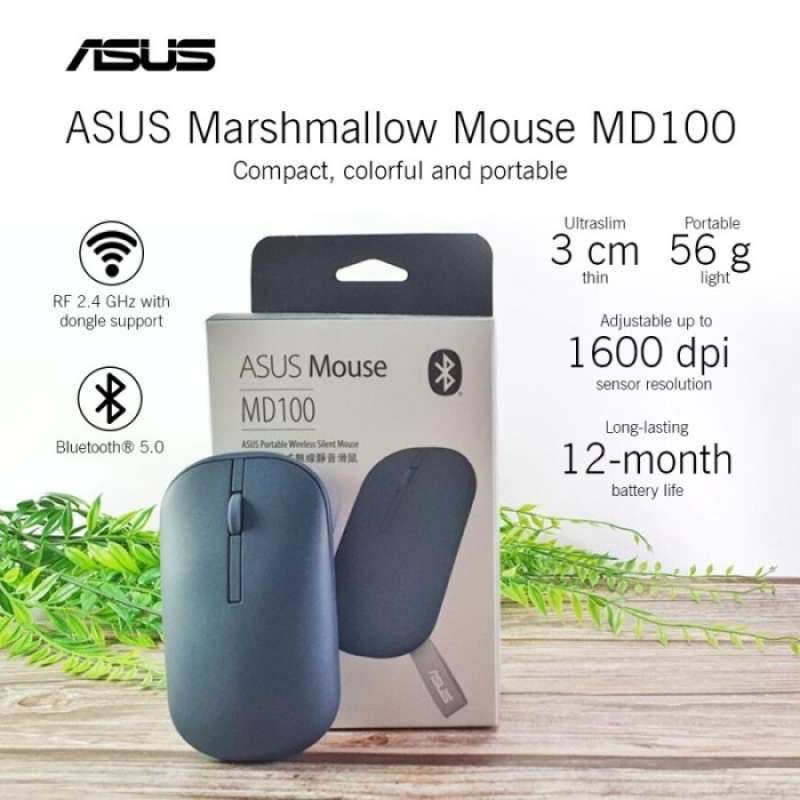 Jual Asus Mouse Wireless Marshmallow Md100 Original Di Seller Farwa ...