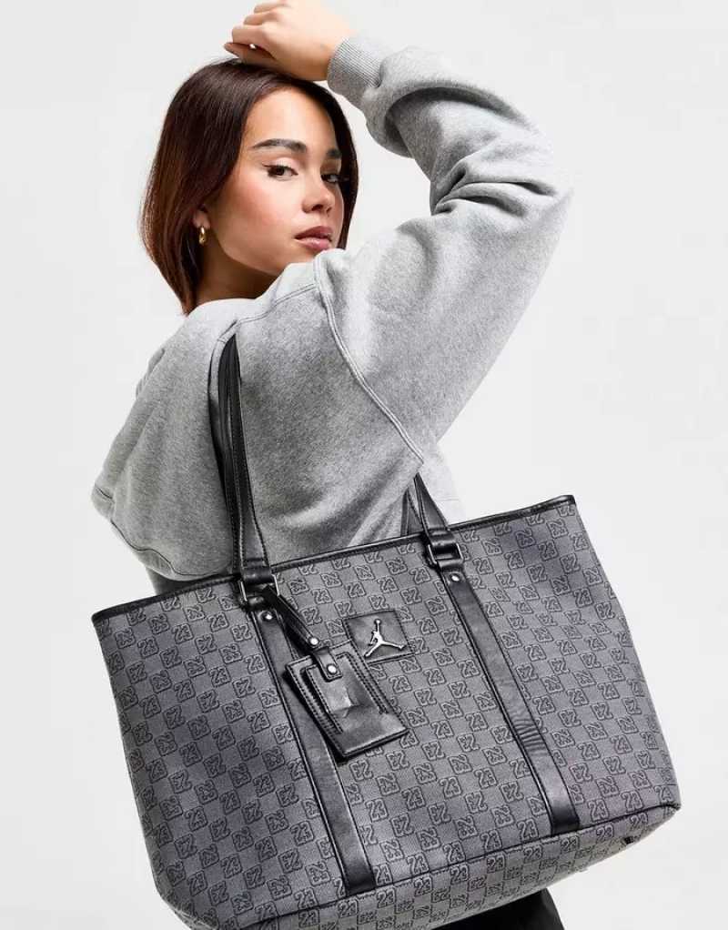 Jual Jordan Monogram Tote Bag 32l Ma0896-g9q Woven Tas Original 100% Di ...