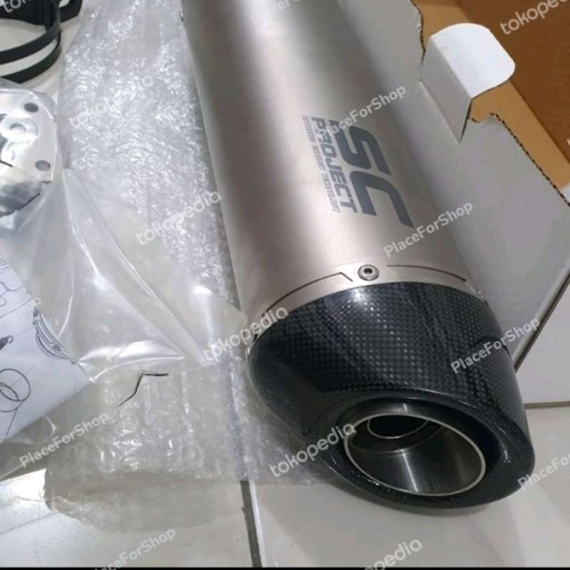 Promo Knalpot Sc Project Husqvarna 701 Enduro Supermotor Titanium ...