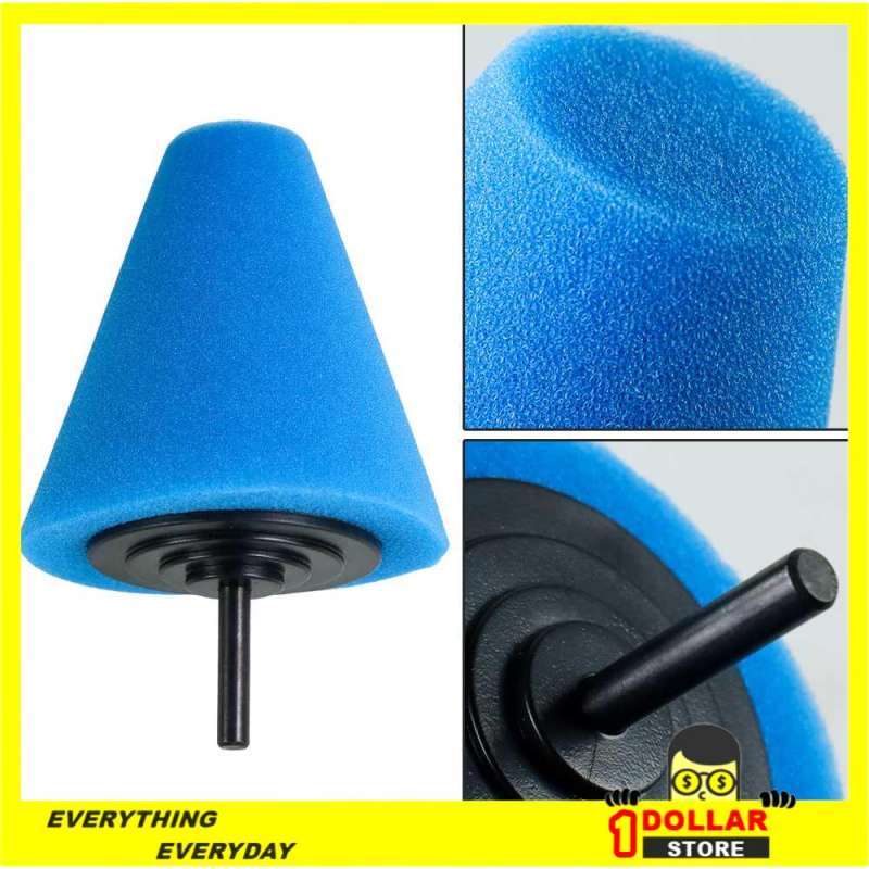 Jual $1 Spons Brush Bor Listrik Velg Mobil Polishing Cone Car Sponge Di ...