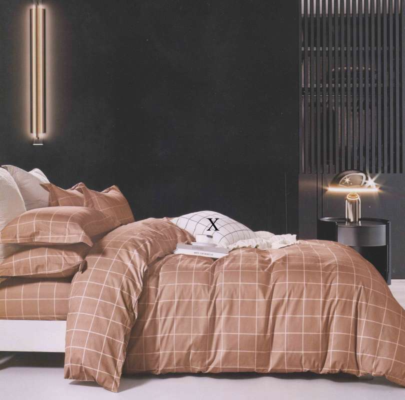 Jual Bedcover Set Satin Square Choco / Square Cream / Kody / Love ...